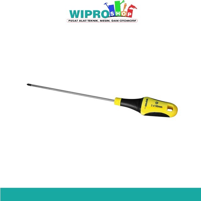Jual WIPRO Obeng Soft Handle TPR 010 +10"x3mm 1003P | Shopee Indonesia