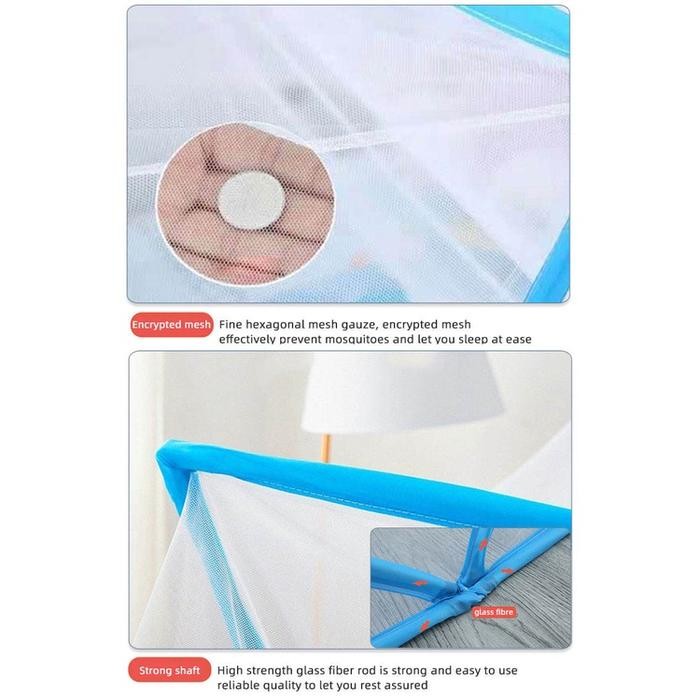 Jual KELAMBU LIPAT PERSEGI / Kelambu Lipat Portable mosquito net jaring ...