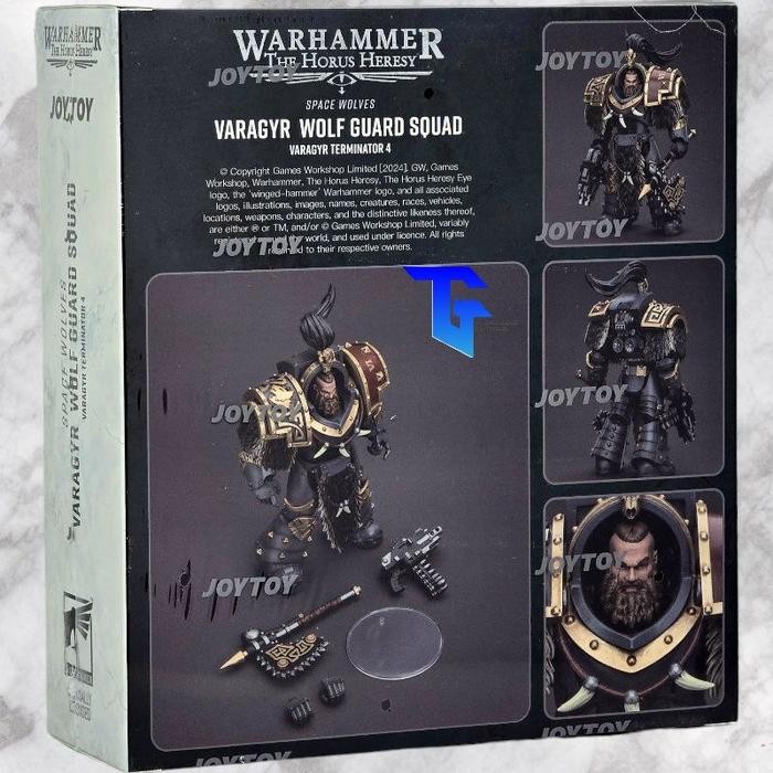 Jual Joytoy 1/18 Warhammer The Horus Heresy Space Wolves Varagyr Wolf ...