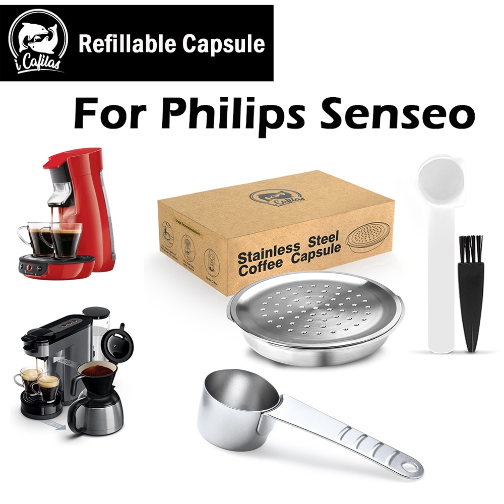 Jual DOSD Reusable Coffee Capsule for Philips Senseo System Machine ...