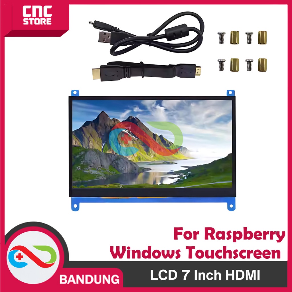 Jual LCD 7 INCH HDMI FOR RASPBERRY PI AND WINDOWS CAPACITIVE ...