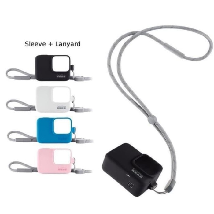 Jual Sleeve + Lanyard Gopro Hero 8 Black | Shopee Indonesia