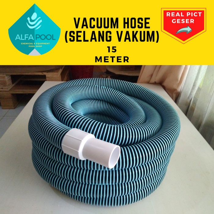 Jual SELANG KOLAM RENANG 15 M - Vacuum hose 15 m pool swimming | Shopee ...