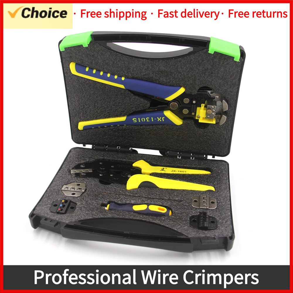 Jual ALLEN PARON Wire Crimpers Multifunctional Engineering Ratcheting Terminal Crimping Pliers ...