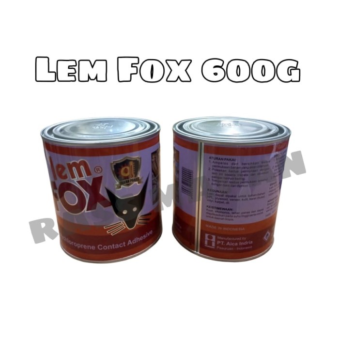 Jual Lem Fox Kuning Lem Kayu 600 gram | Shopee Indonesia