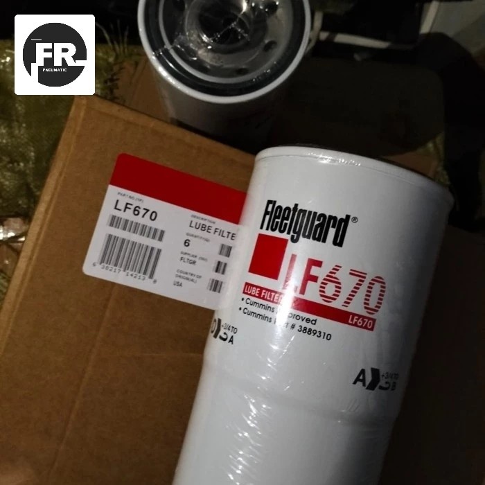 Jual Oil Filter Fleetguard Lf670/ Lf 670 / Cummins 3889310 | Shopee ...