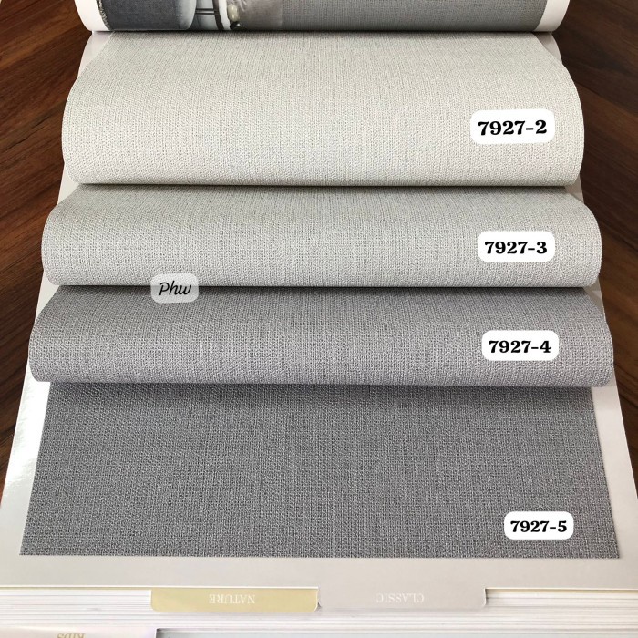Jual Wallpaper Dinding Abu Polos Office Proyek Tektsur 7927 Pandora ...