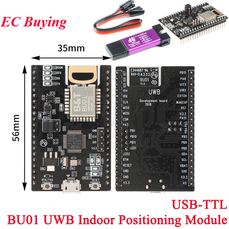 Jual MEPI UWB Indoor Positioning Module BU01 Position DW1000 NodeMCU-BU01 Development Board ...