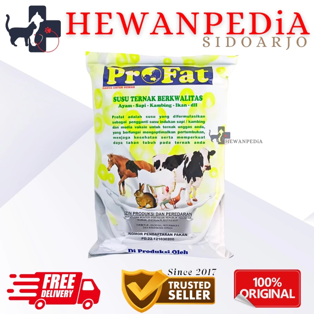 Jual Profat susu untuk ternak sapi kambing babi kuda kucing anjing isi ...