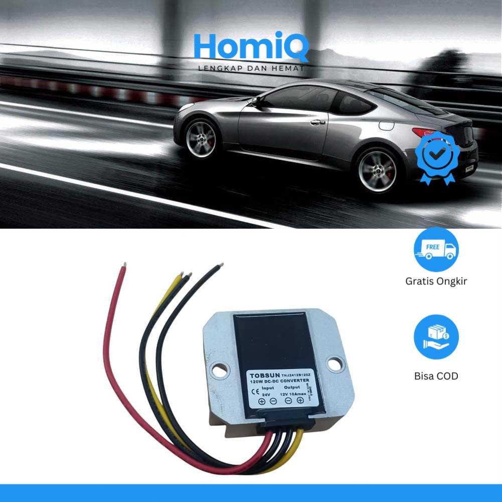 Jual HomiQ TOBSUN Converter DC to DC Step Down 24V to 12V IP68 10A 120W ...