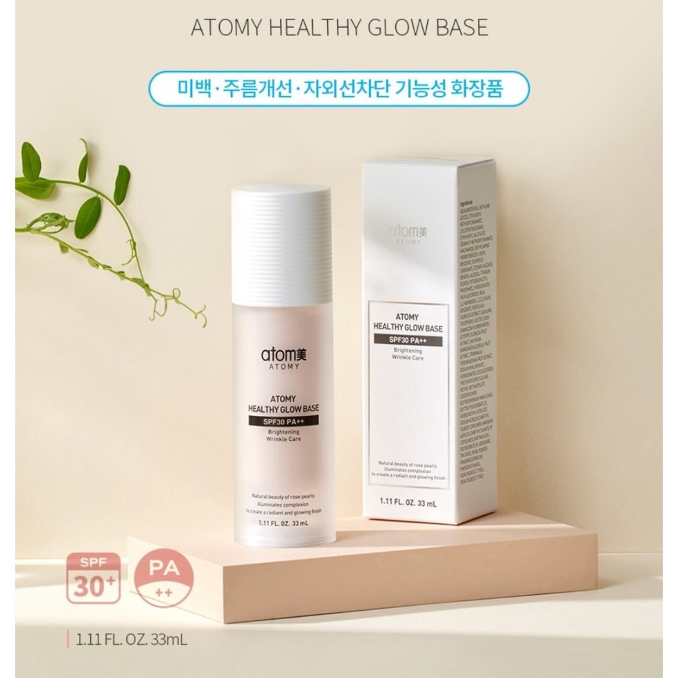 Jual Atomy Glow Base SPF 30 PA++ Cerahkan Kulit Wajah, Dasar Make Up ...