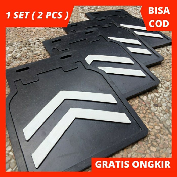 Jual Mudflap Sersan Hitam / Kepet Lumpur / Mudgard Mobil Pick Up Jeep ...