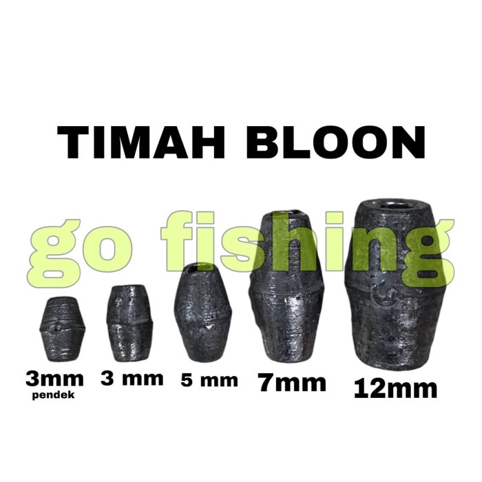 Jual Timah Bloon / Gendang / Timbel / Pemberat / Tin Pancing Bloon per ...