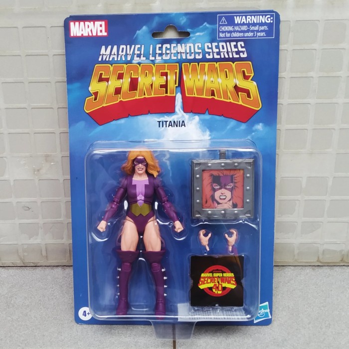 Jual HASBRO MARVEL LEGENDS RETRO SECRET WARS TITANIA 40TH VINTAGE CARD ...