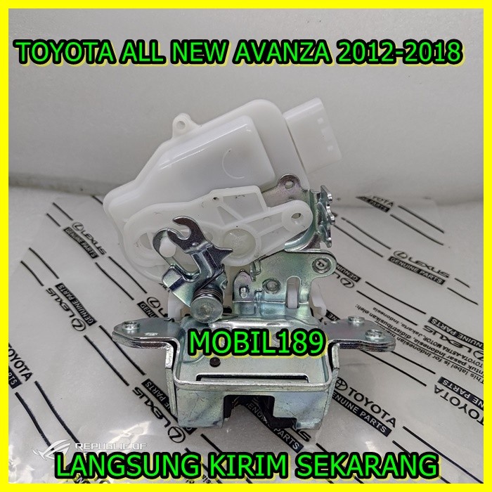 Jual Door Lock Pintu Bagasi Belakang Toyota All New Avanza 2012-2018 ...