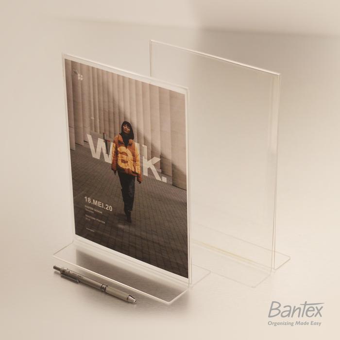 Jual Bantex A4 Acrylic Stand Up Display 8854 08 Poster Sign Holder ...