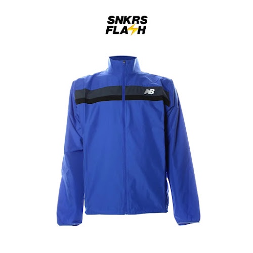 Jual NEW BALANCE Accelerate Jacket Marine Blue Jaket Pria - Lmj23236M | Shopee Indonesia