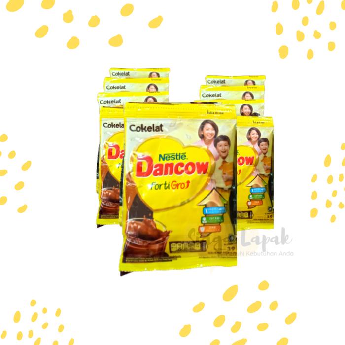 Jual DANCOW FORTIGRO 1 RENTENG ISI 10 SACHET BUBUK MINUMAN SUSU ...