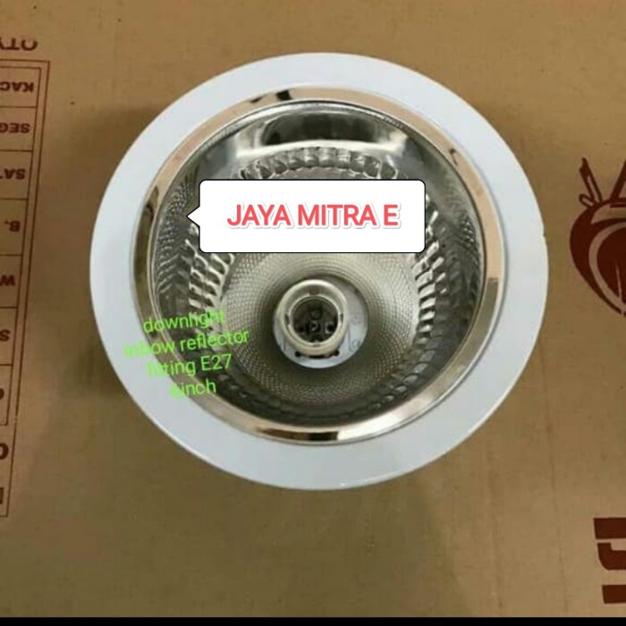 Jual Downlight 6Inch/6in 6" Housing Lampu Reflector Fitting E27 Ulir ...