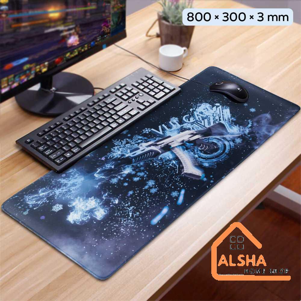 Jual Alsha Kimsnot Gaming Mouse Pad XL Desk Mat AK47 CSGO Theme 800x300x3mm - K-38 Free Ongkir ...