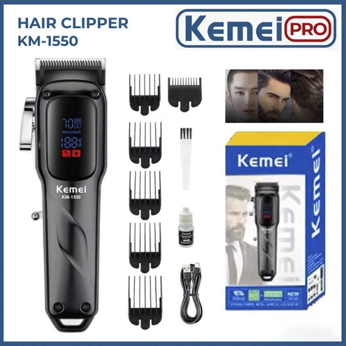 Jual OriginalAlat Cukur Rambut Kemei Elektrik Hair KM-1550 Alat pemotong rambut clipper rambut ...