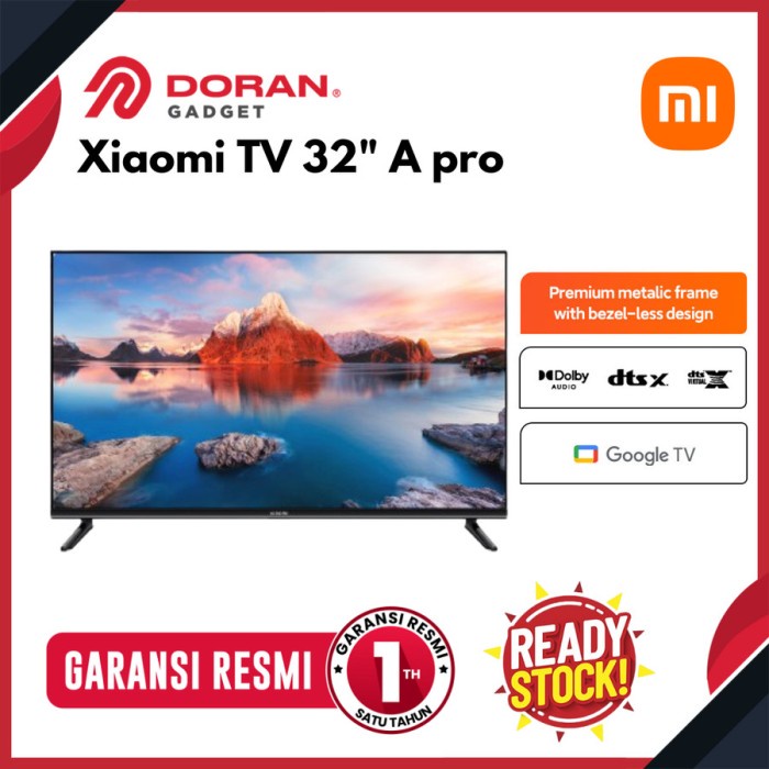 Jual Xiaomi Tv A2 32" Inch Ultra Hd Dolby Vision Hdr 10 Android Digital ...