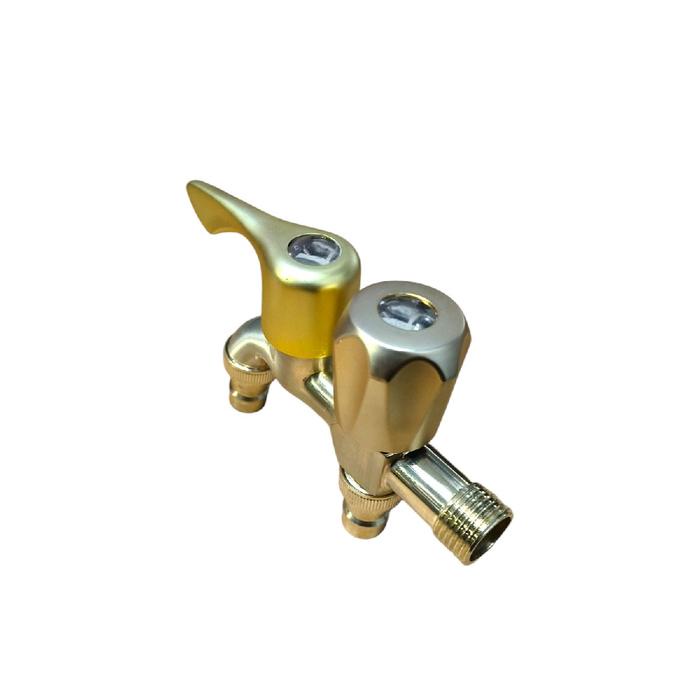 Jual B2210 Kran Cabang LURUS GANDENG UNIK GOLD EMAS KUNING B2210 ...