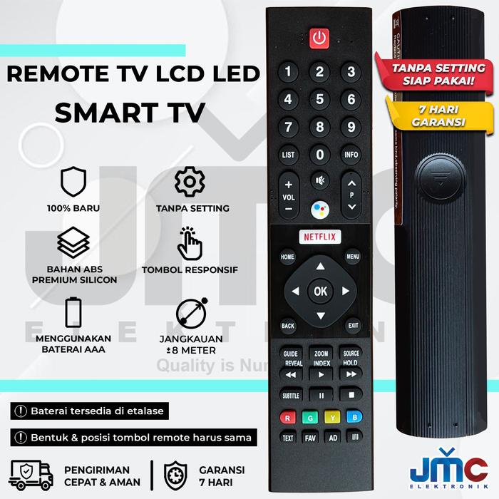 Jual Remote Remot Smart TV LED dengan fitur voice | Shopee Indonesia