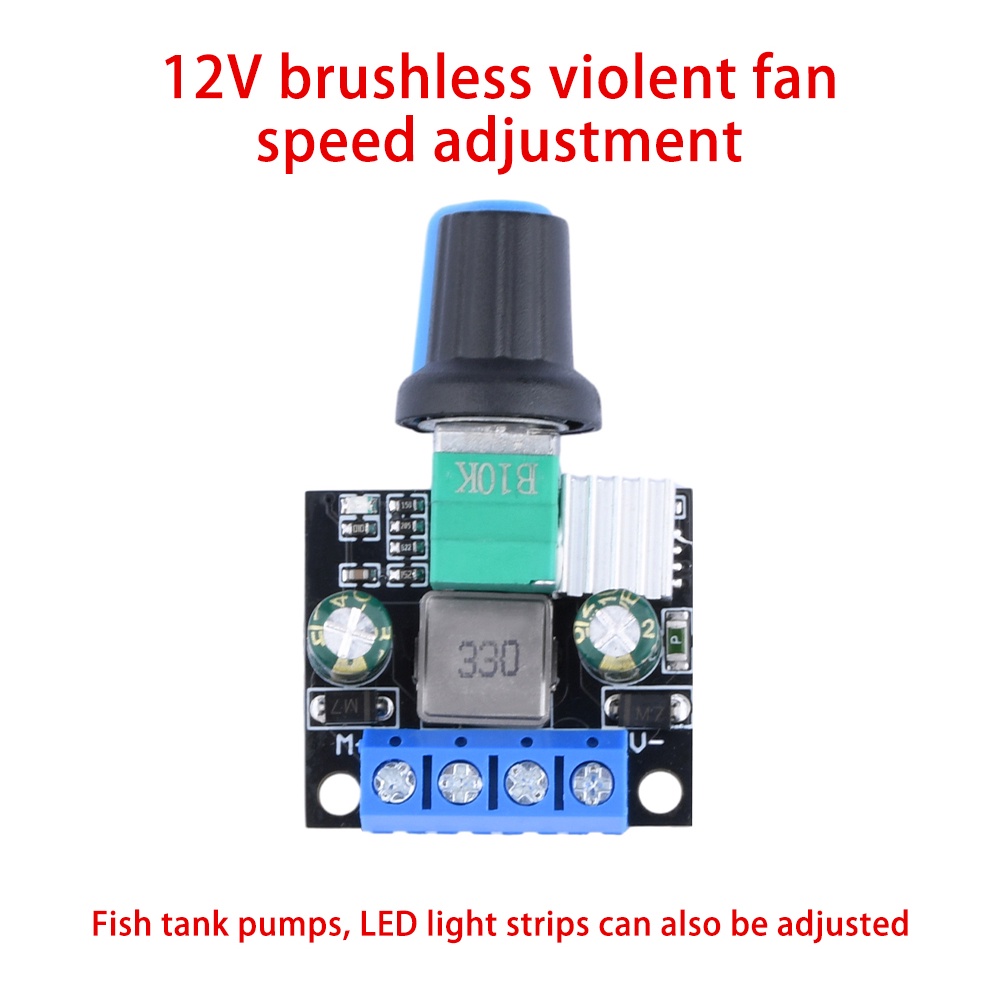 Jual 3.5A DC12V/24V PWM Motor Speed Controller Led Dimmer for Brush ...