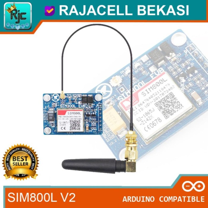 Jual BelanjaQt- SIM800L V.2 Upgrade Version GSM GPRS Module for ...