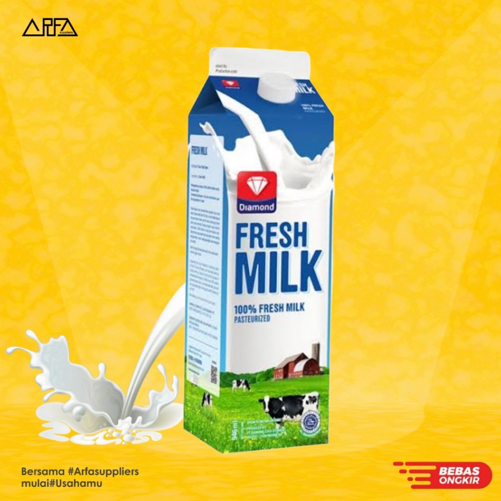 Jual Susu Fresh Milk Diamond Plain | Shopee Indonesia