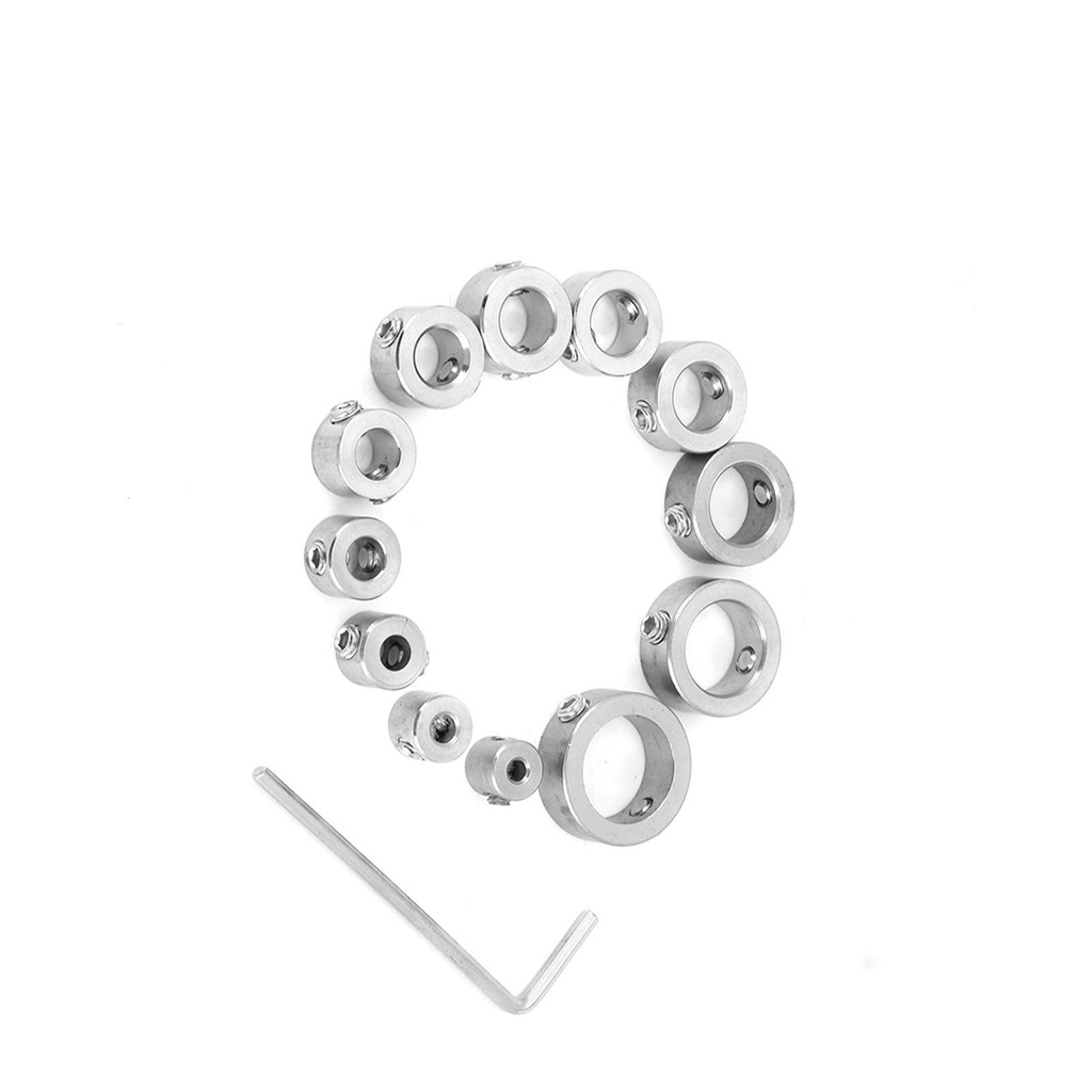 Jual 3-16mm Stainless Steel Drill Depth Stop Bit Collar Set Drilling ...