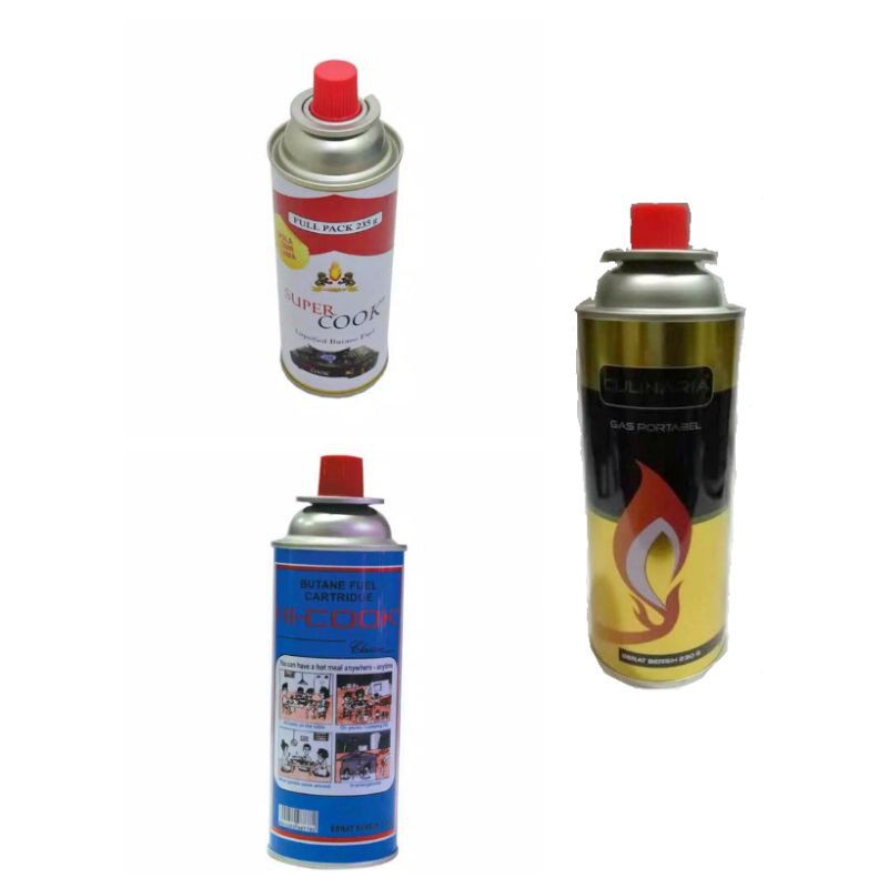 Jual HJE kaleng portabel kosong supercook culinaria gas kemping gas ...