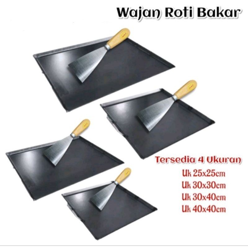 Jual HJE paket lengkap wajan roti bakar / wajan kebab / wajan burger ...