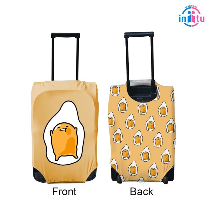 Jual Custom Cover Koper Gudetama Egg Yolk Yellow | Shopee Indonesia