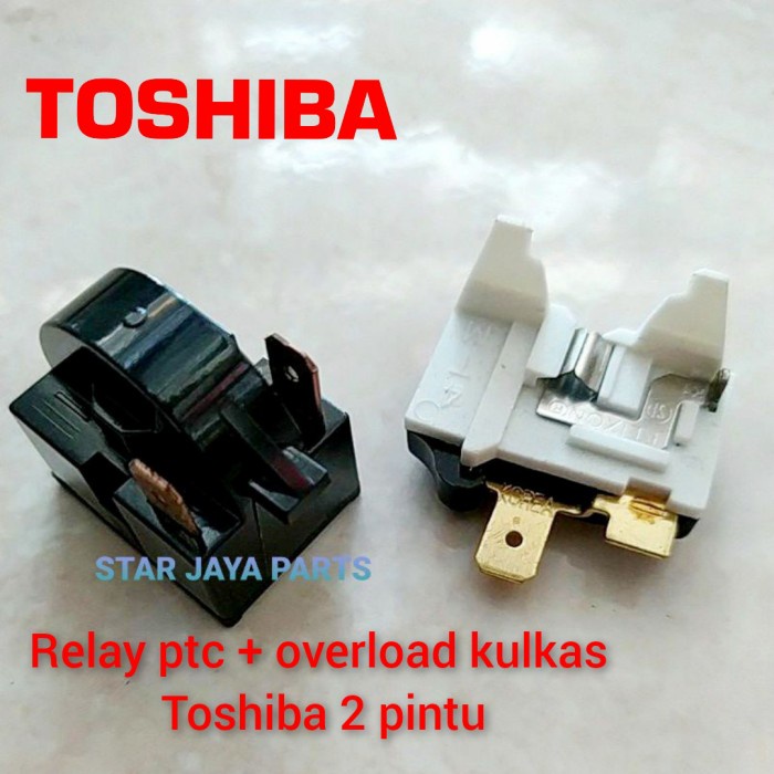 Jual Jt Mntb" Relay Ptc Overload Kulkas Toshiba 2 Pintu | Shopee Indonesia