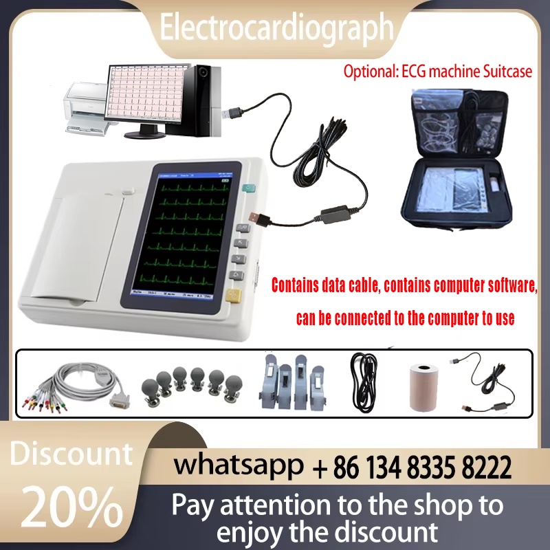 Jual SFC 7 inch touch screen Human/Vet Use ECG301 /ECG601 Digital 3/6 ...