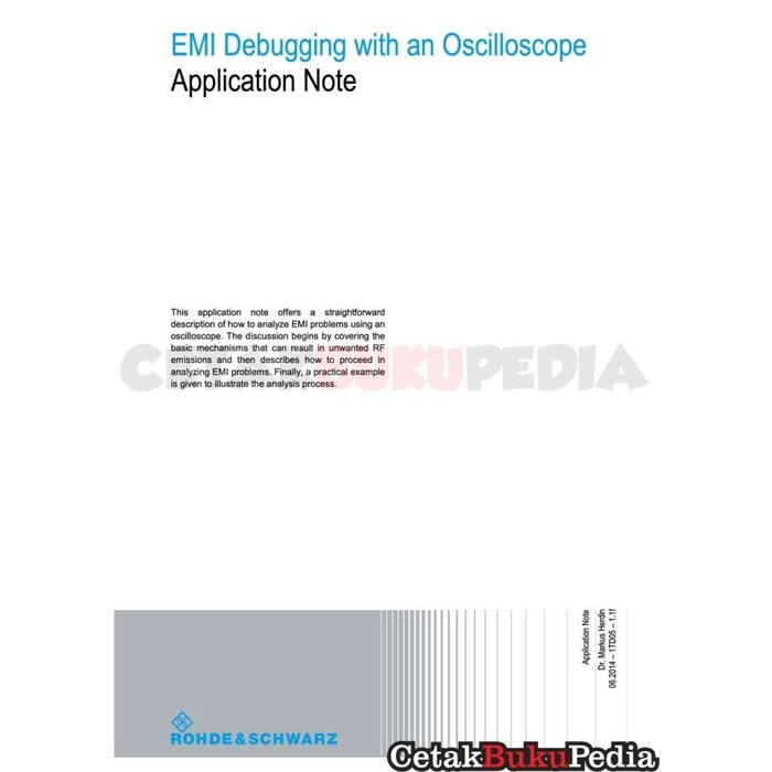 Jual Buku Fisik Herdin M EMI Debugging with an Oscilloscope 2014 Coversoft | Shopee Indonesia
