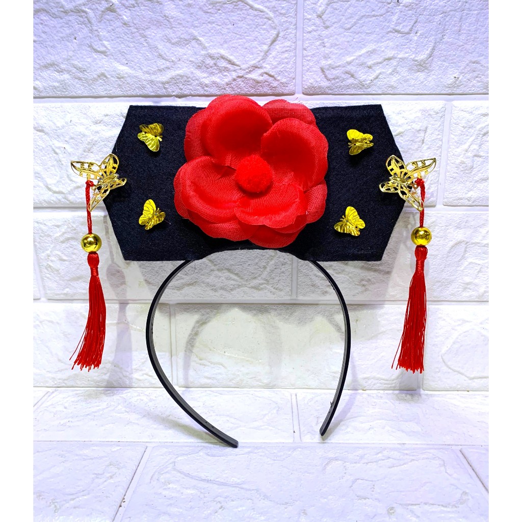 Jual - (Hitam) Bando Putri huang zhu ge ge - Bando Imlek Cosplay Pentas ...
