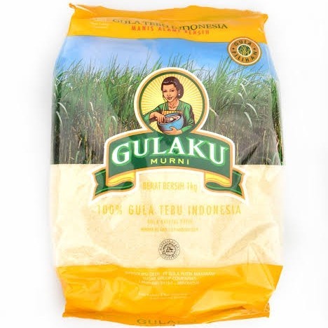 Jual (Best) GULAKU GULA KU WARNA KUNING / GULA PASIR KEMASAN 1 KG KILO ...