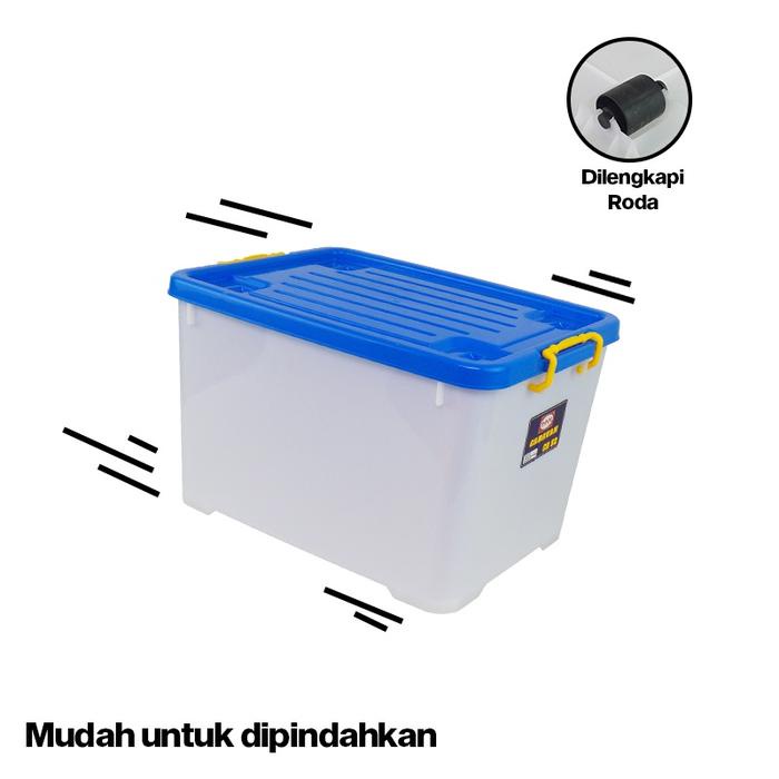 Jual JTTOP" SHINPO KONTAINER PLASTIK DENGAN RODA CARAVAN CONTAINER BOX ...