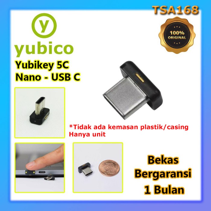 Jual Yubico Yubikey 5 5C Nfc Nano Usb-A Usb-C Security Password Usb ...