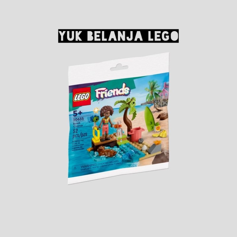 Jual {{ Lego Friends 30635 Beach Cleanup Polybag Ready }} | Shopee ...