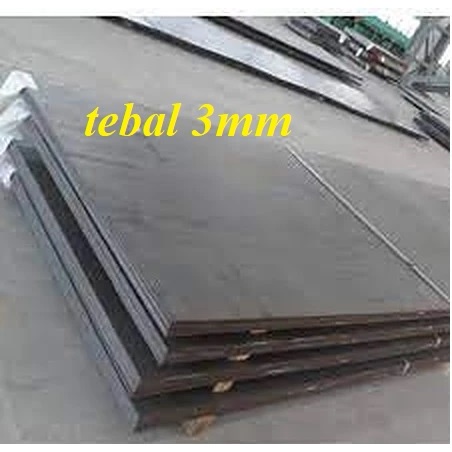 Jual PLAT BESI HITAM POTONGAN PERSEGI SEMUA UKURAN TEBAL 3mm /PLAT BESI ...