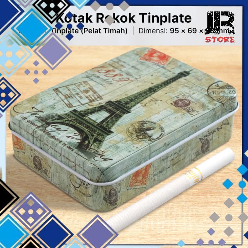 Jual Kotak Tempat Rokok Cigarettes Cases Creative Design Tinplate ...