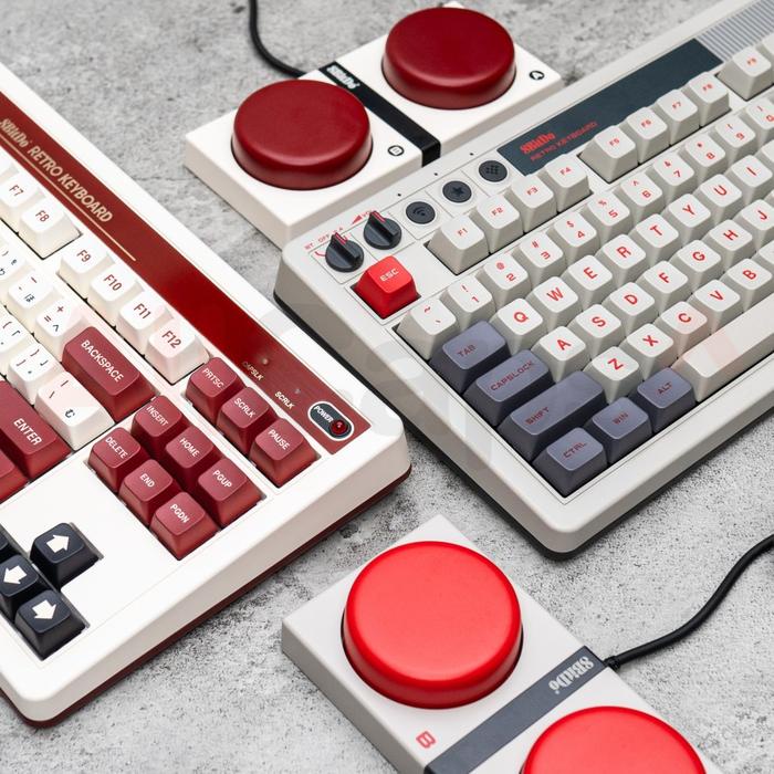 Jual 8BitDo Retro Wireless 87 Keys Hotswappable Mechanical Keyboard ...
