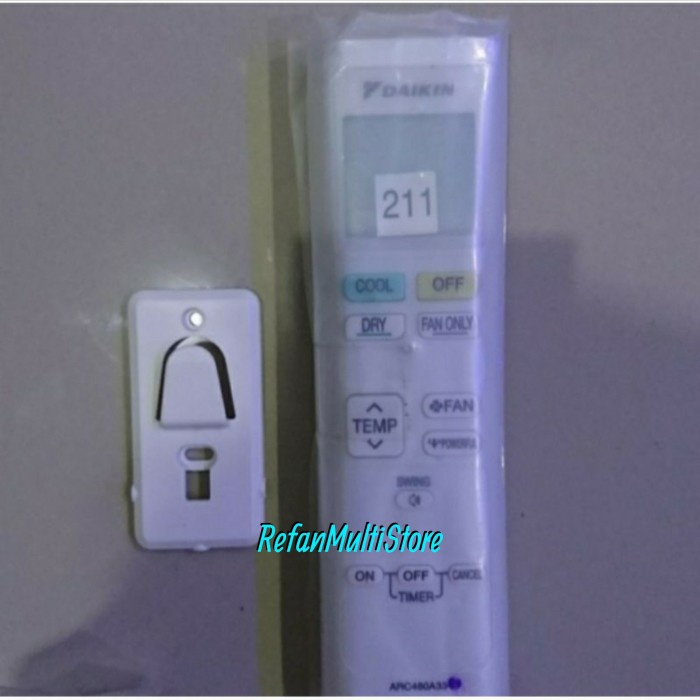 Jual REMOTE AC DAIKIN STANDART ORIGINAL FTC TIPE ARC480A33 | Shopee ...