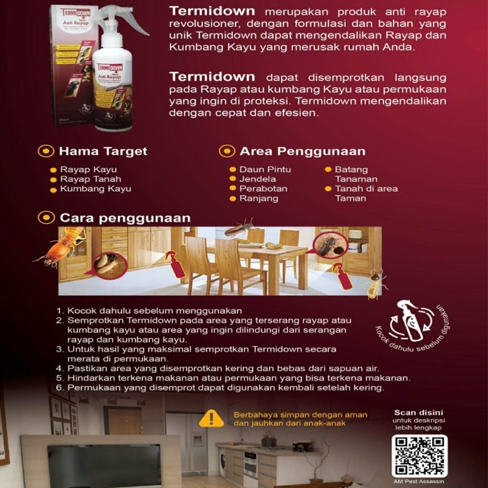 Jual Maggie Basmi Rayap Termidown Obat Anti Rayap kayu dan tanah Ampuh ...