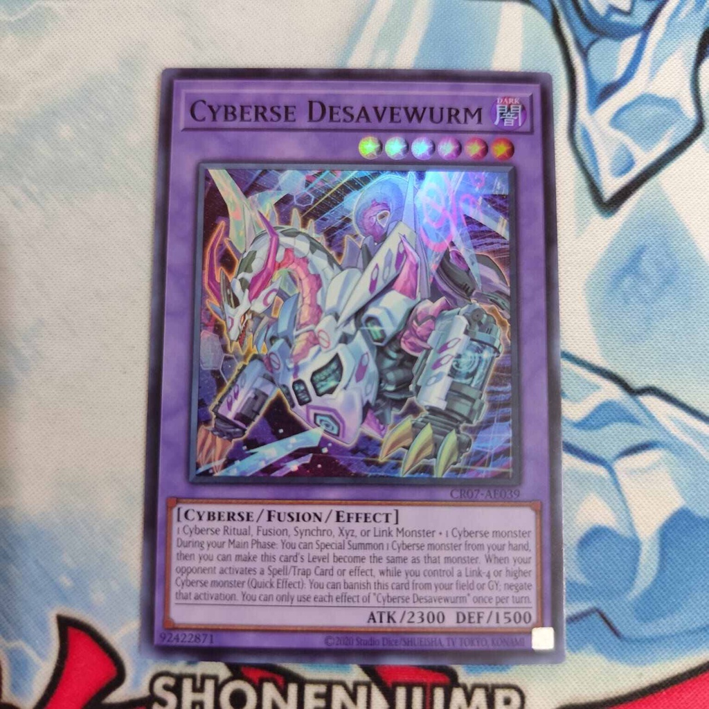 Jual yugioh AE cyberse desavewurm CR07-AE039 SR original | Shopee Indonesia
