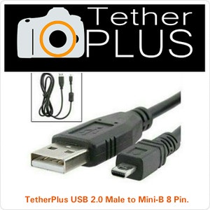 Jual TETHERPLUS USB 2.0 TO MINI-B 8 PIN 2 METER UC-E6/ KABEL DATA SONY ...